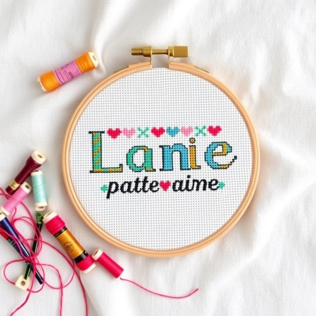 Cross Stitch Name Pattern Generator - Brat Generator
