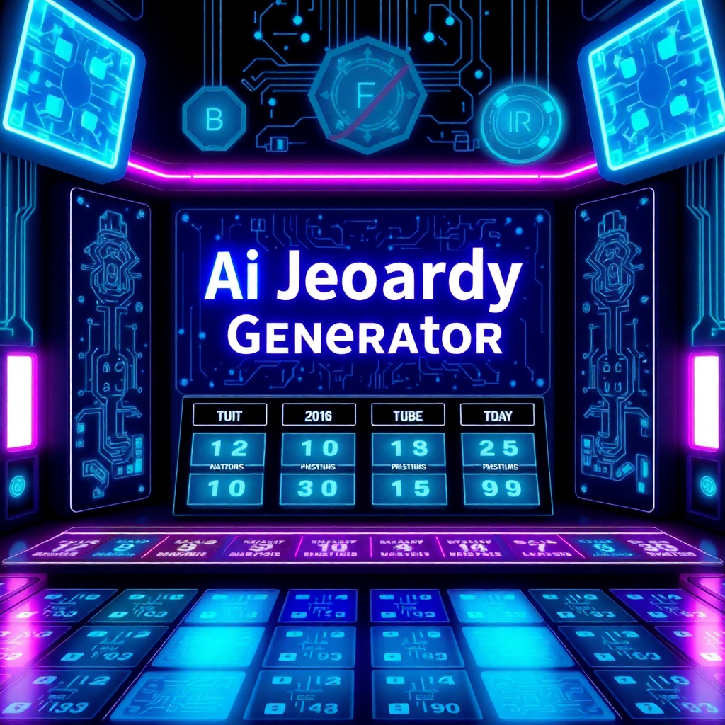 Ai Jeopardy Generator - Brat Generator