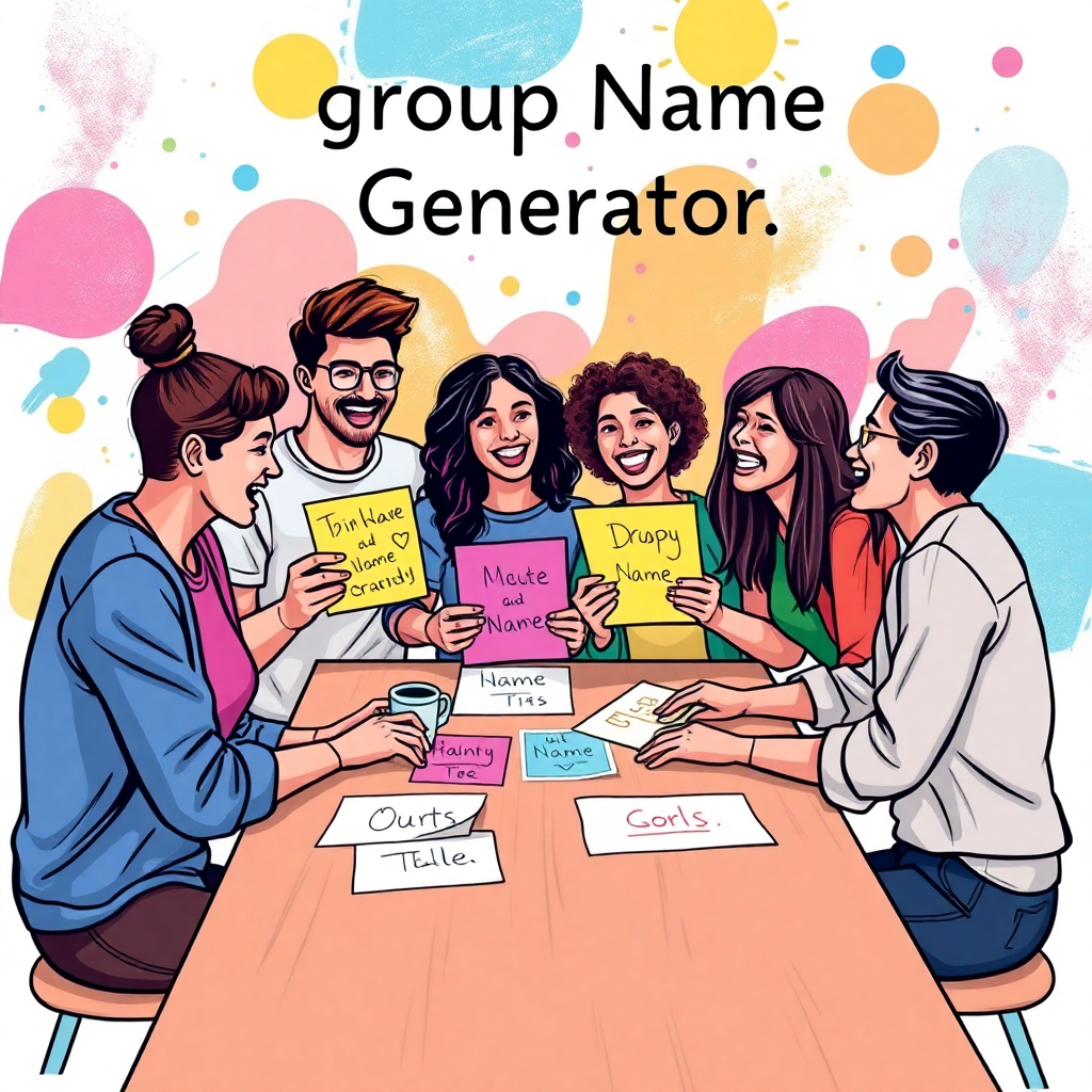 Group Name Generator For Friends - Brat Generator