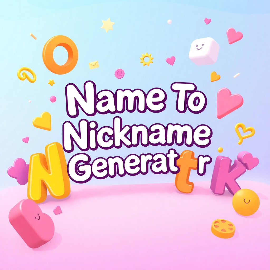 Name To Nickname Generator - Brat Generator