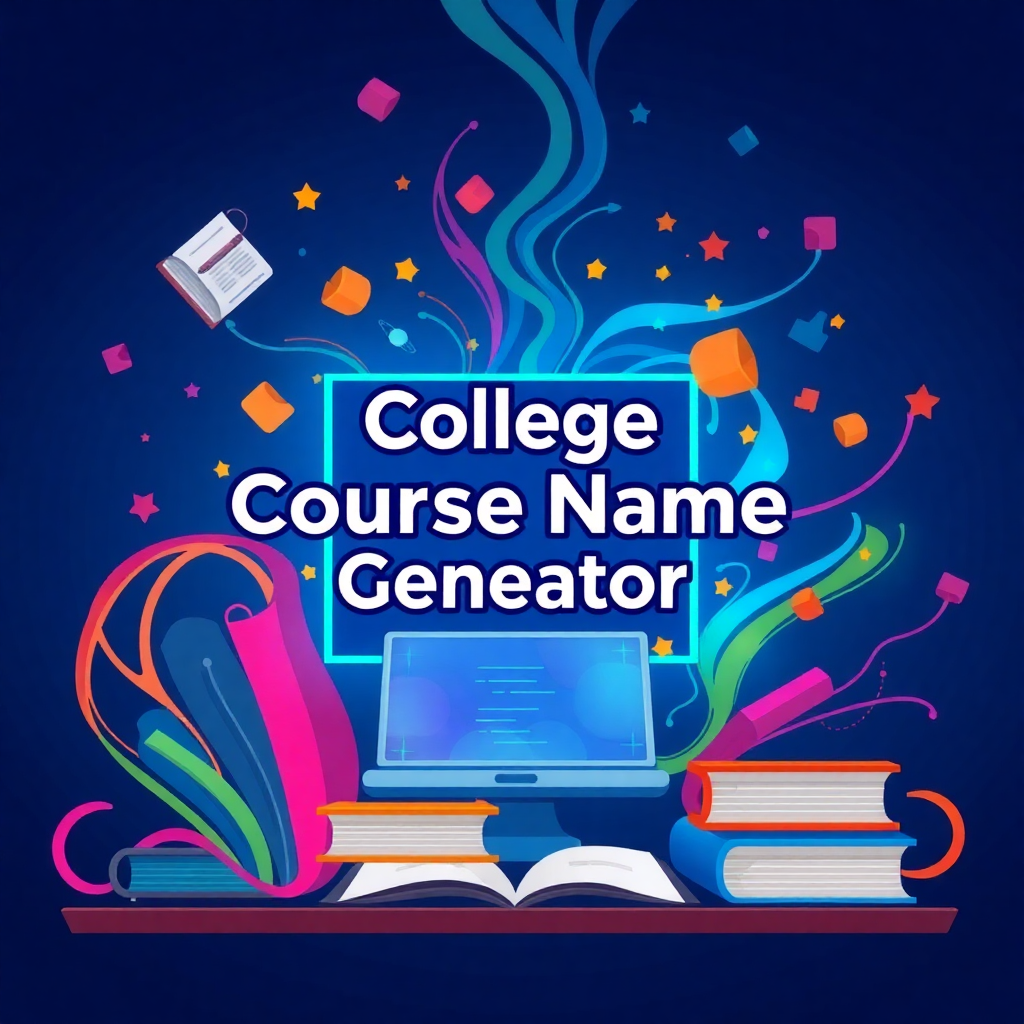 College Course Name Generator - Brat Generator