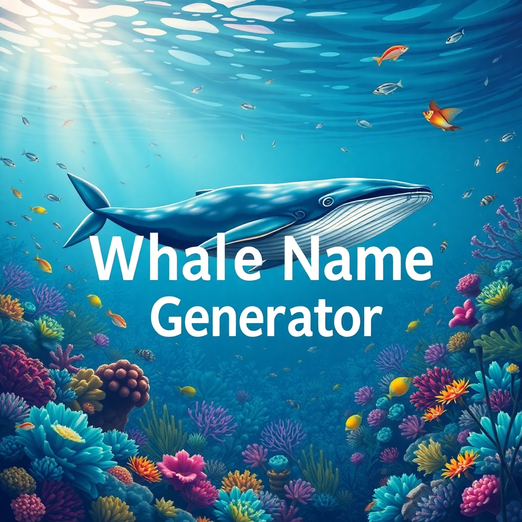 Whale Name Generator - Brat Generator