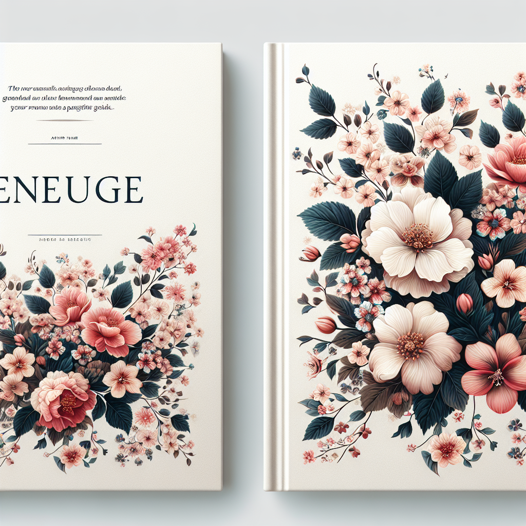 Floral Book Cover Generator - Brat Generator