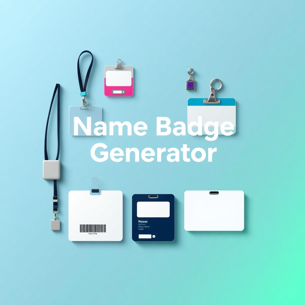 Name Badge Generator - Brat Generator