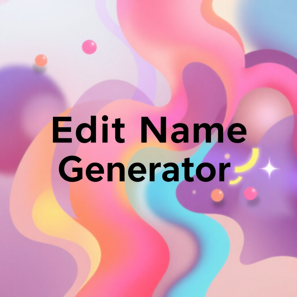Edit Name Generator - Brat Generator
