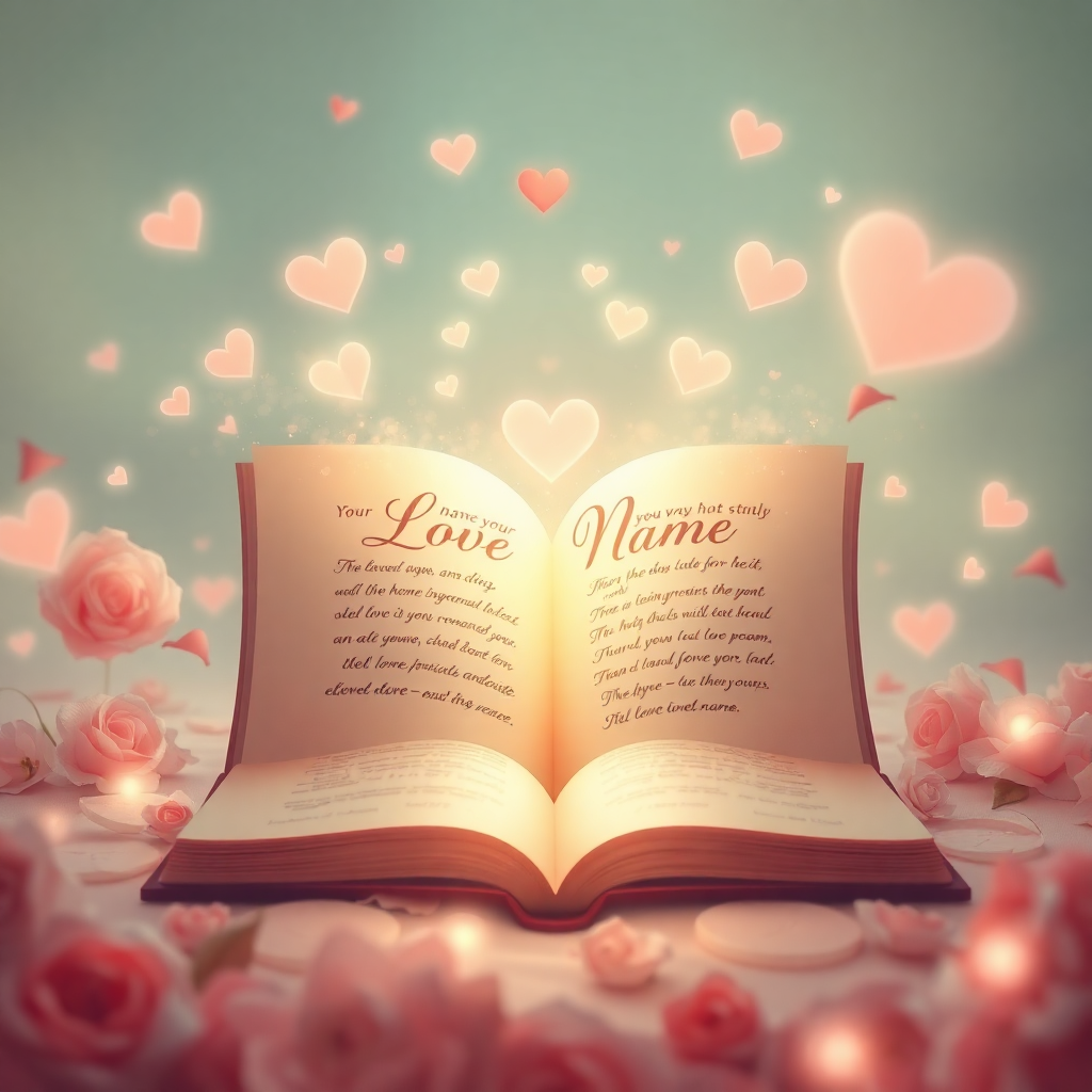 Love Name Poem Generator - Brat Generator