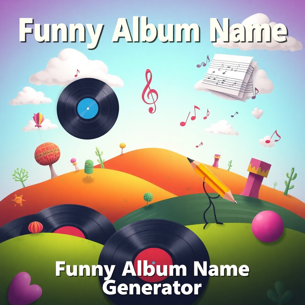 Funny Album Name Generator - Brat Generator