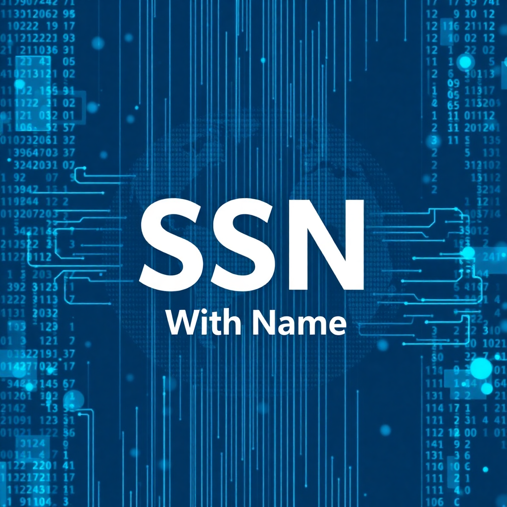 Ssn Number Generator With Name - Brat Generator