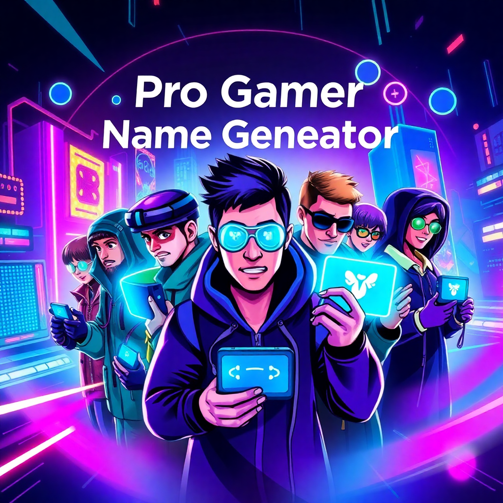 Pro Gamer Name Generator - Brat Generator