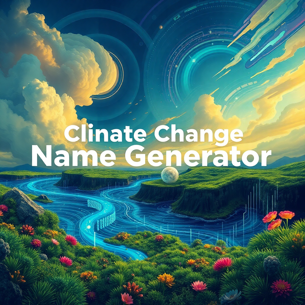 Climate Change Name Generator - Brat Generator