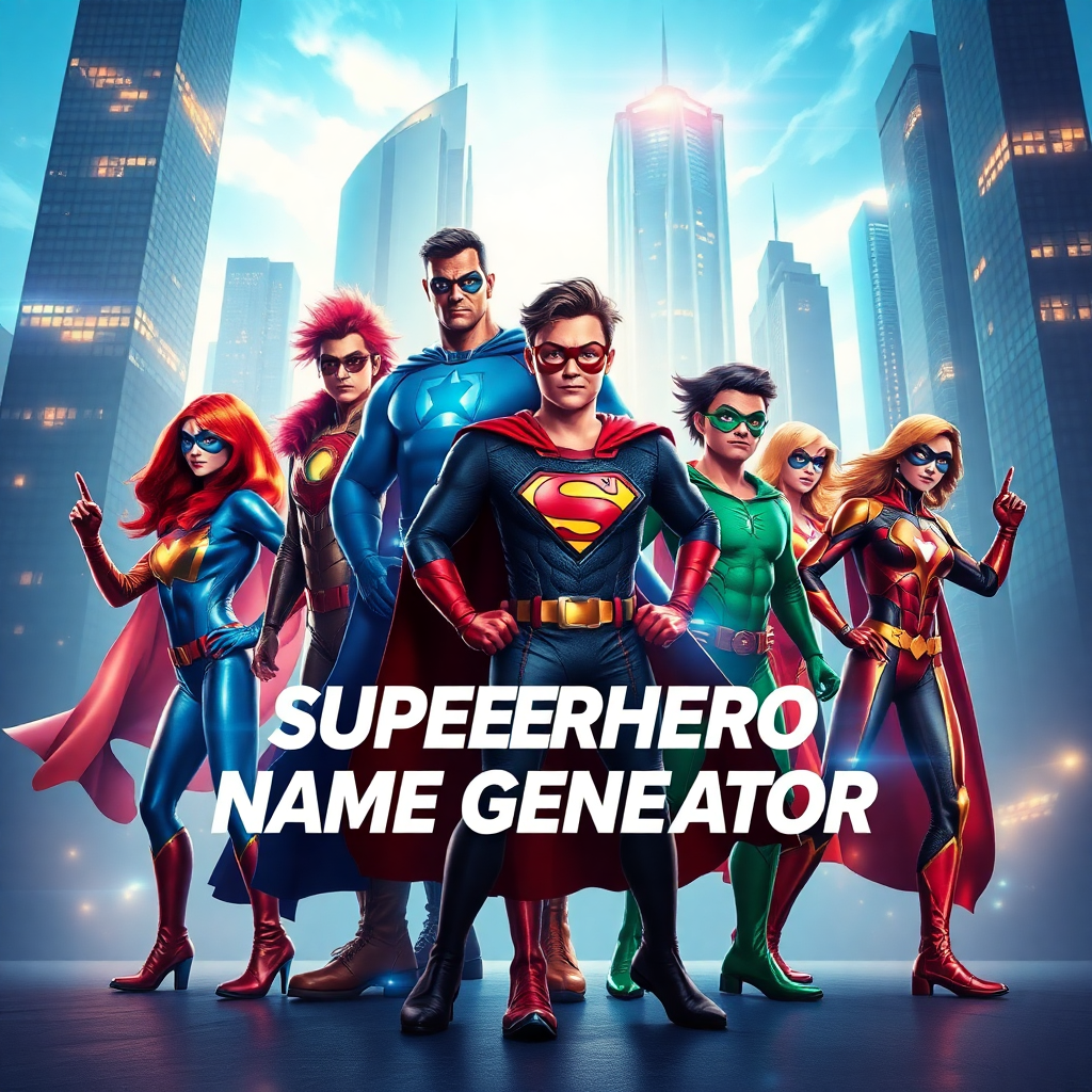 Serious Superhero Name Generator - Brat Generator