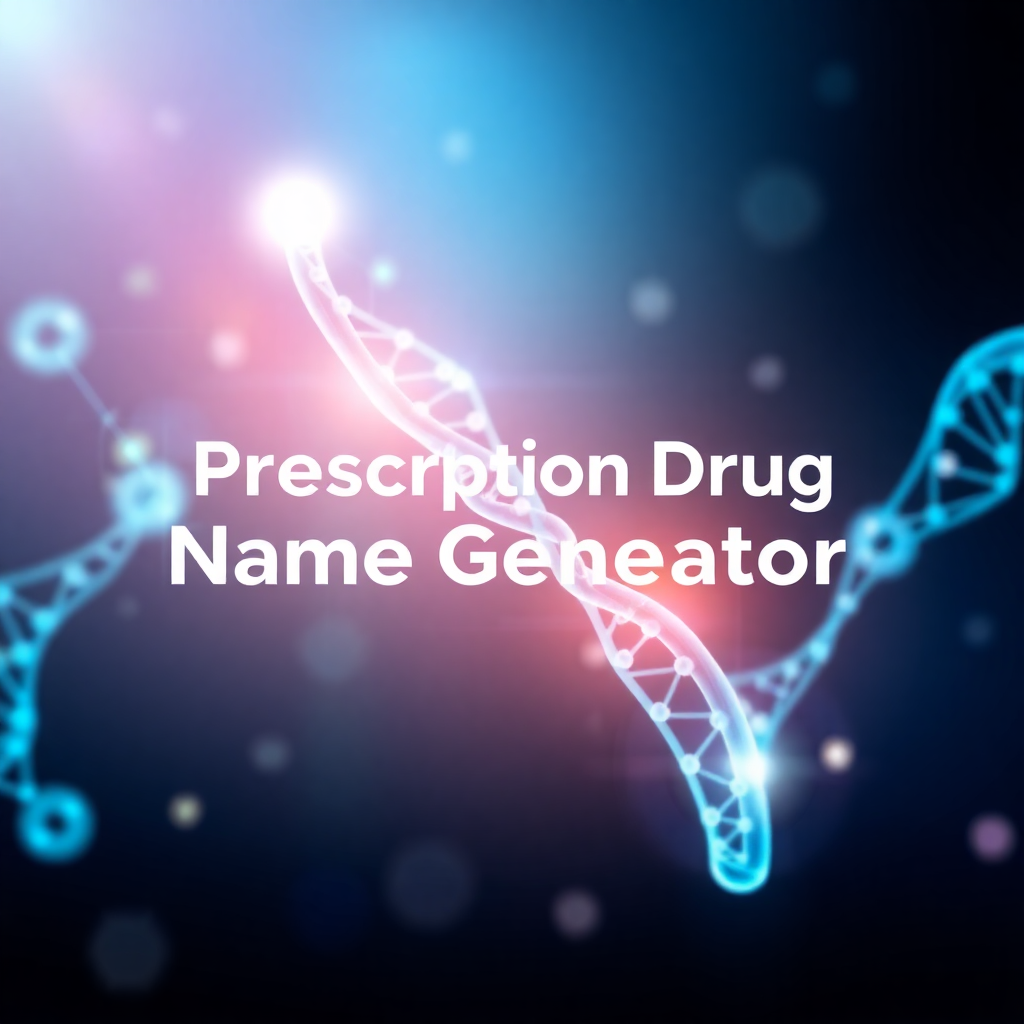 Prescription Drug Name Generator - Brat Generator