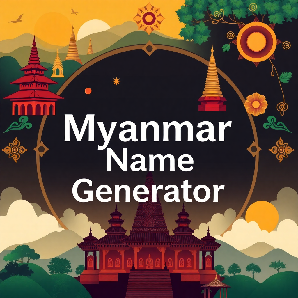 Myanmar Name Generator - Brat Generator