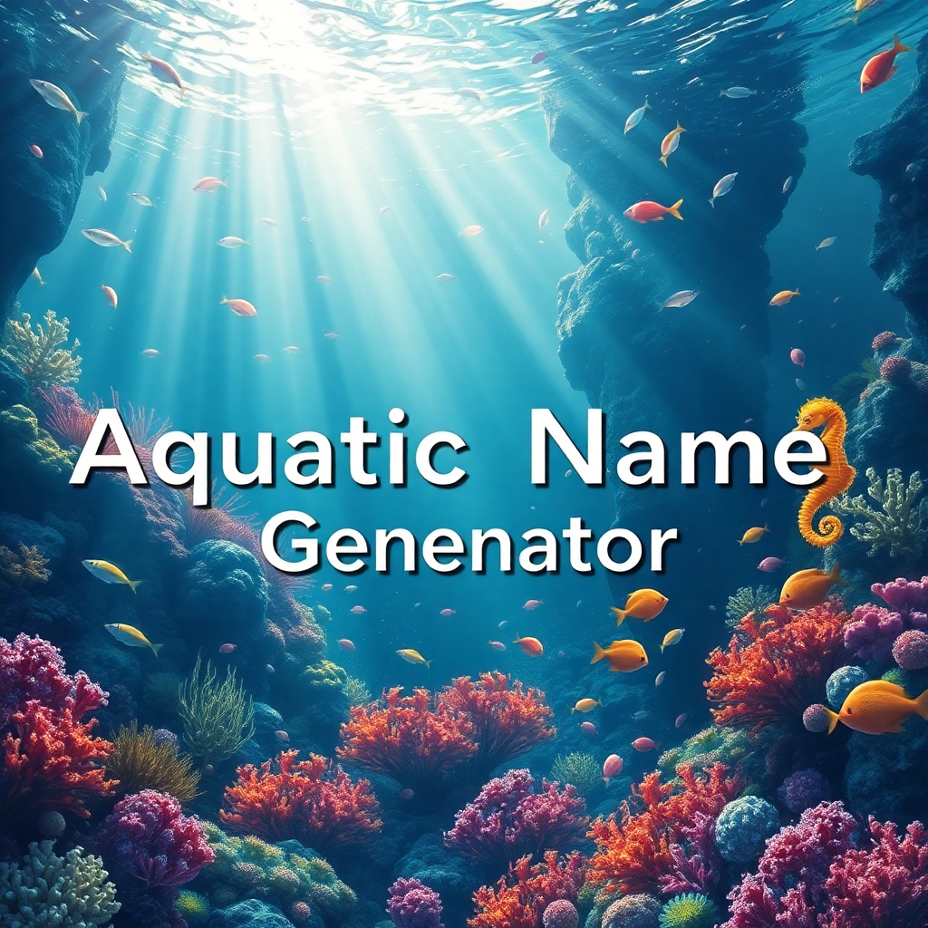 Aquatic Name Generator - Brat Generator