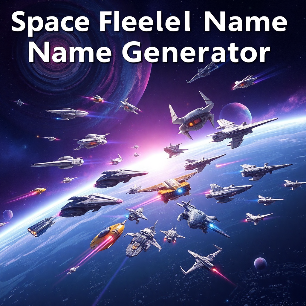 Space Fleet Name Generator - Brat Generator
