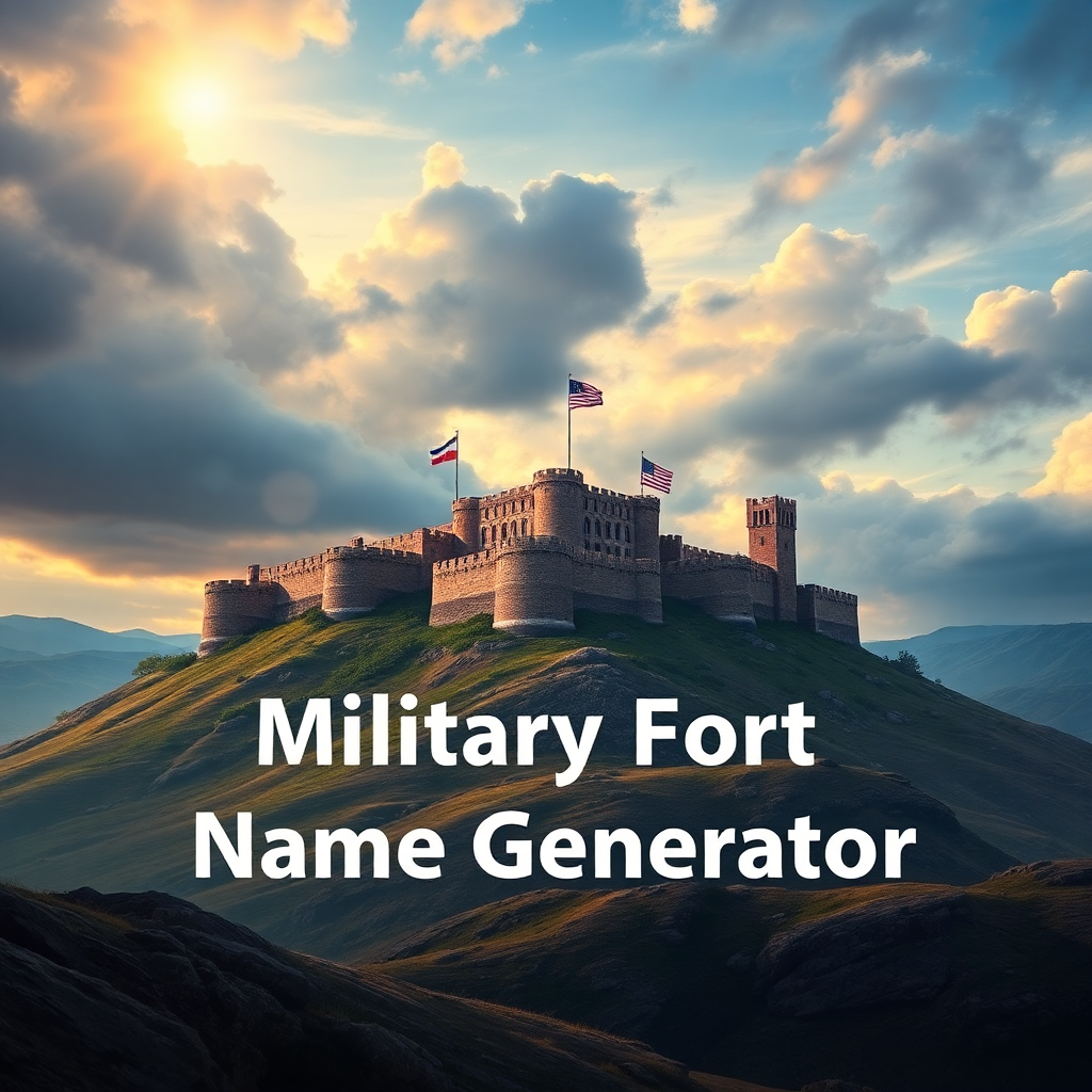 Military Fort Name Generator - Brat Generator