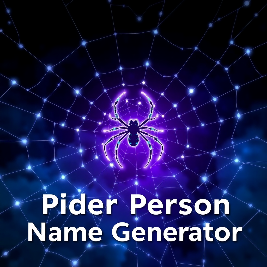 Spider Person Name Generator - Brat Generator